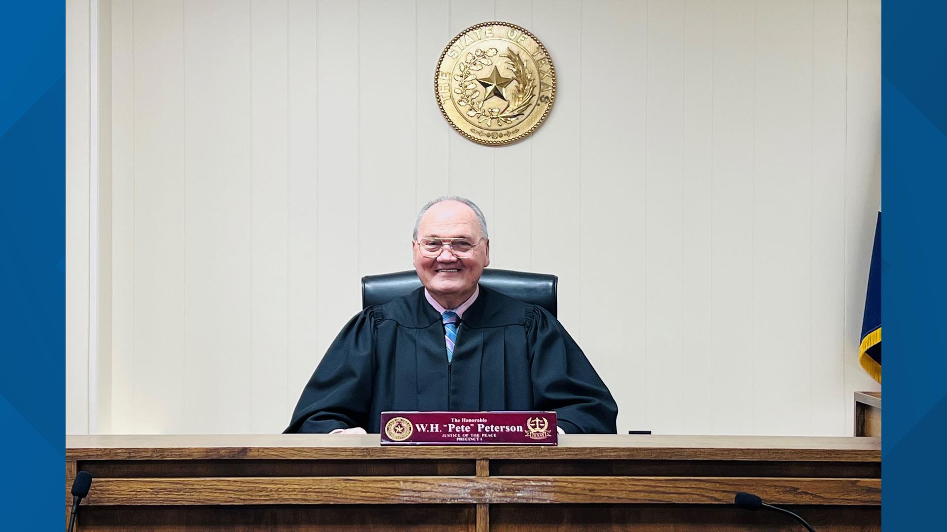 McLennan County Justice of the Peace Walter Peterson announces ...