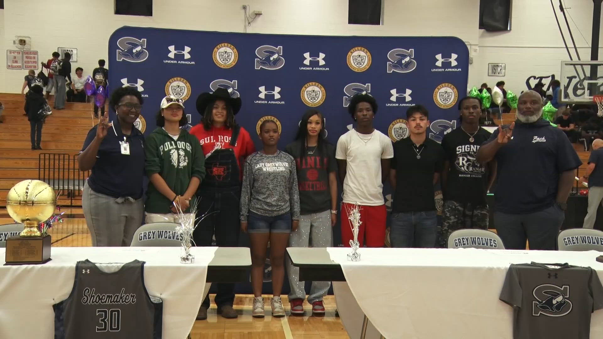 Seven Shoemaker student athletes sign letters of intent | kcentv.com