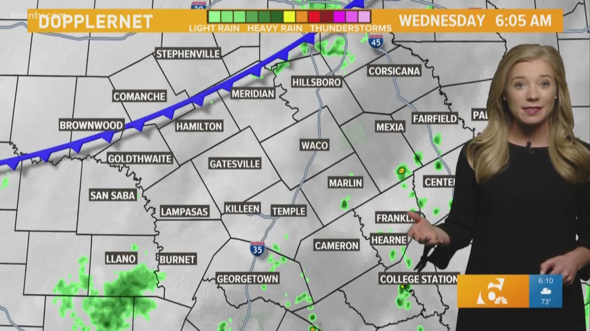 Tornado warning issued for Burleson County until 5:45 p.m. | kcentv.com