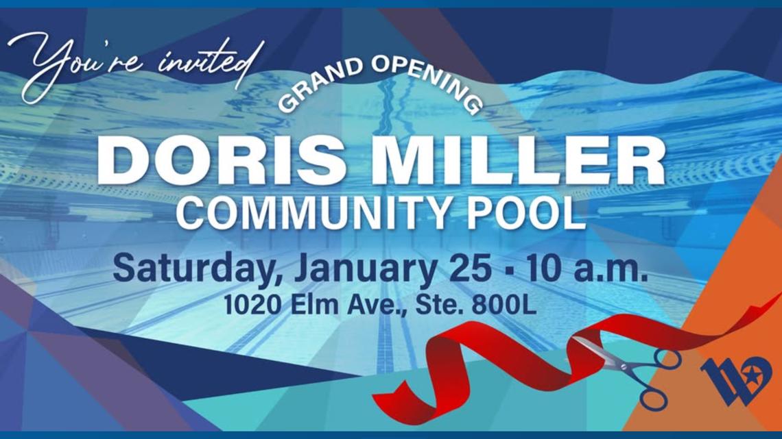 Waco, Texas hosting grand opening of Doris Miller Community Pool Jan ...