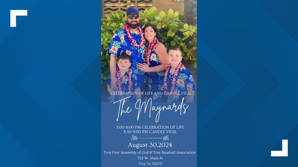 Vigil being held for Troy, Texas Maynard family Aug. 30 | kcentv.com