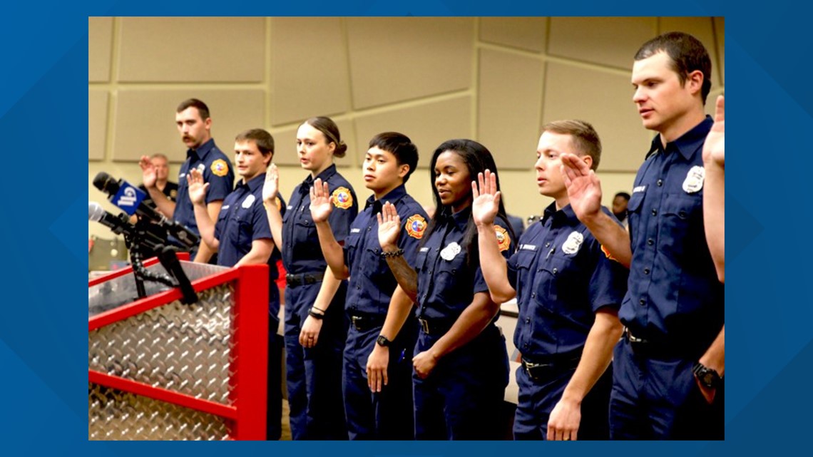 City of Waco welcomes the "most diverse" class of firefighters | kcentv.com