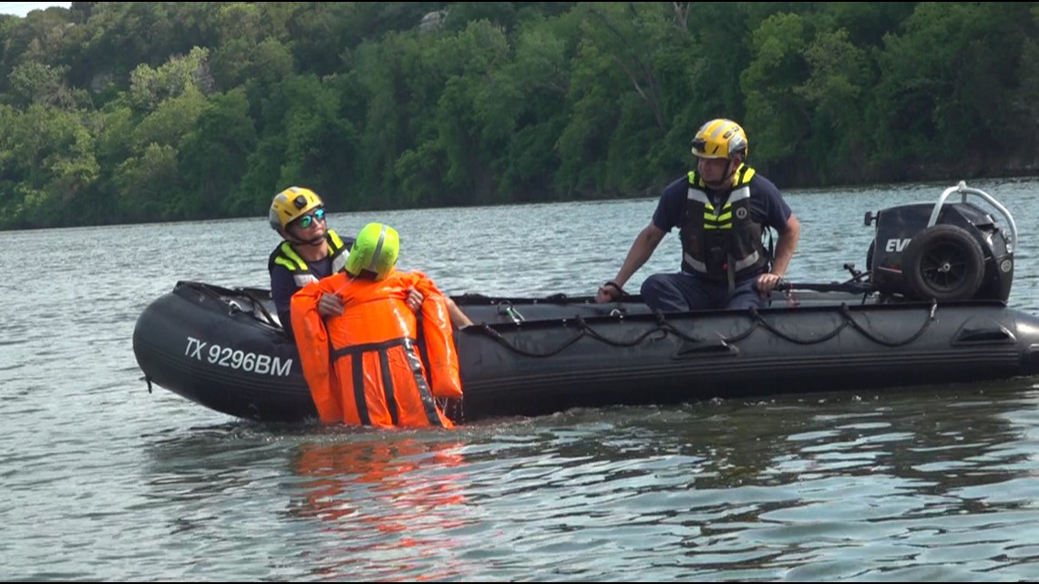 How the Waco Fire Department trains for high-water rescues | kcentv.com