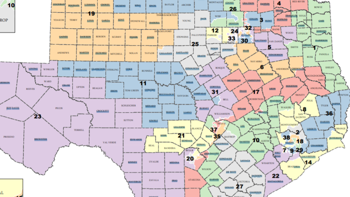 Texas redistricting could change who represents you in Congress ...