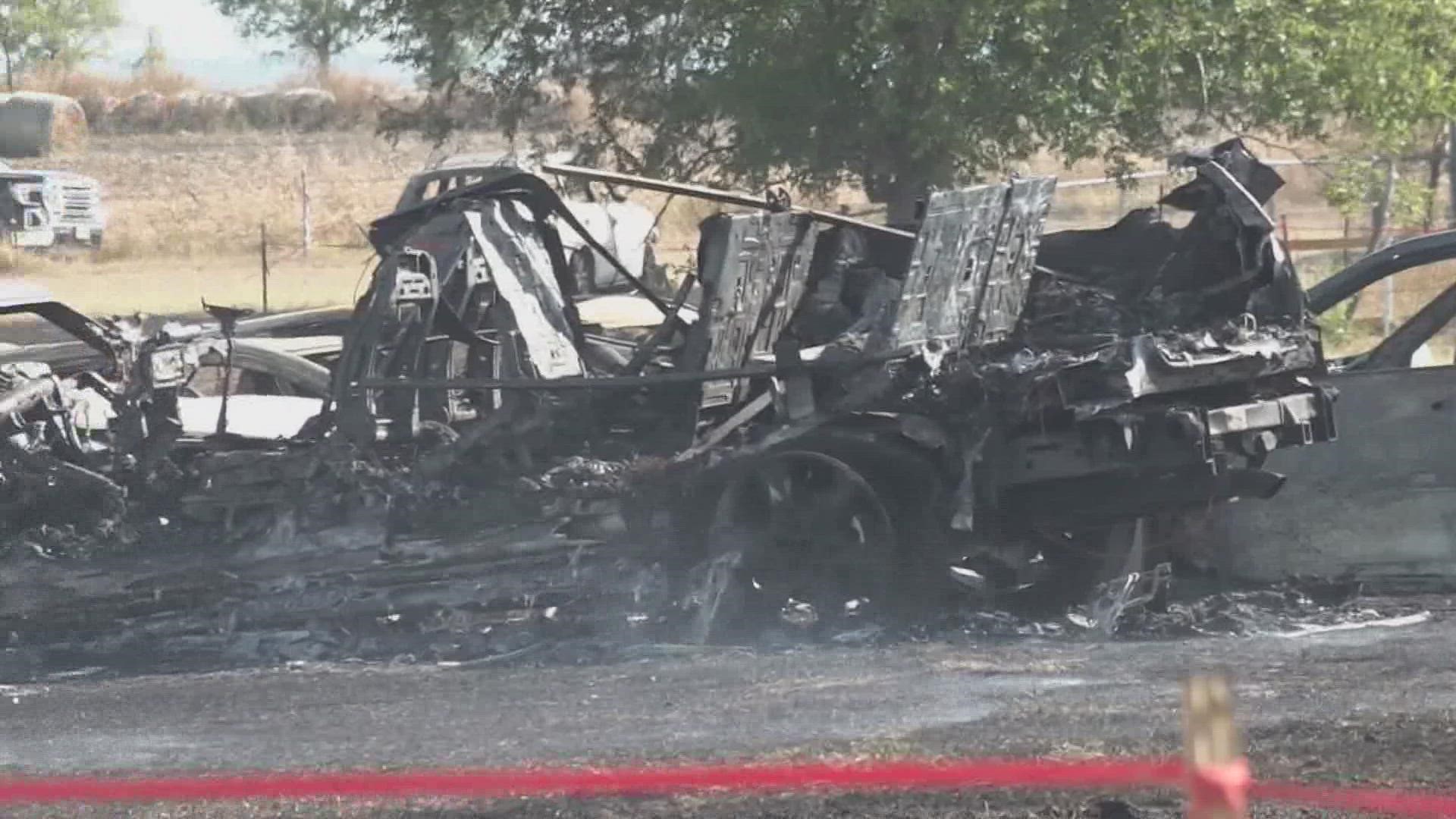 What we know: Several dozen cars destroyed due to fire at Robinson ...