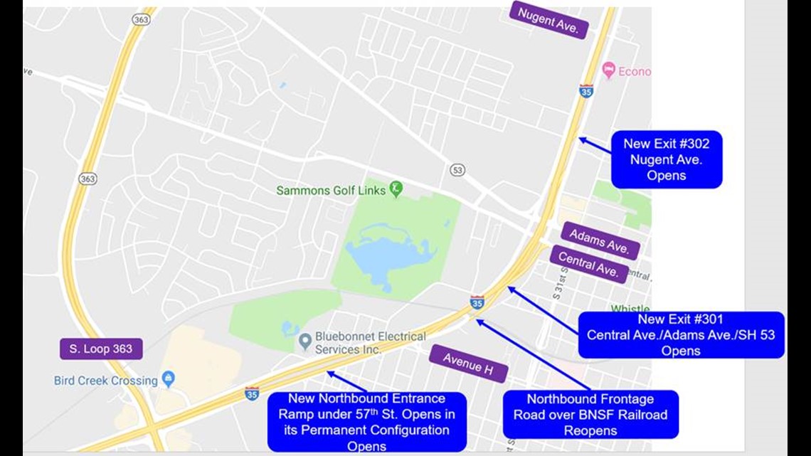 I-35 construction wrapping up at exits 299, 301, 302 in Temple this ...