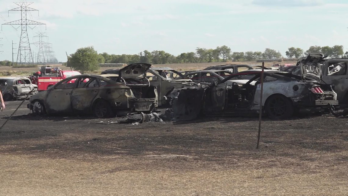 Robinson Family Farm fires destroys more than 73 vehicles | kcentv.com