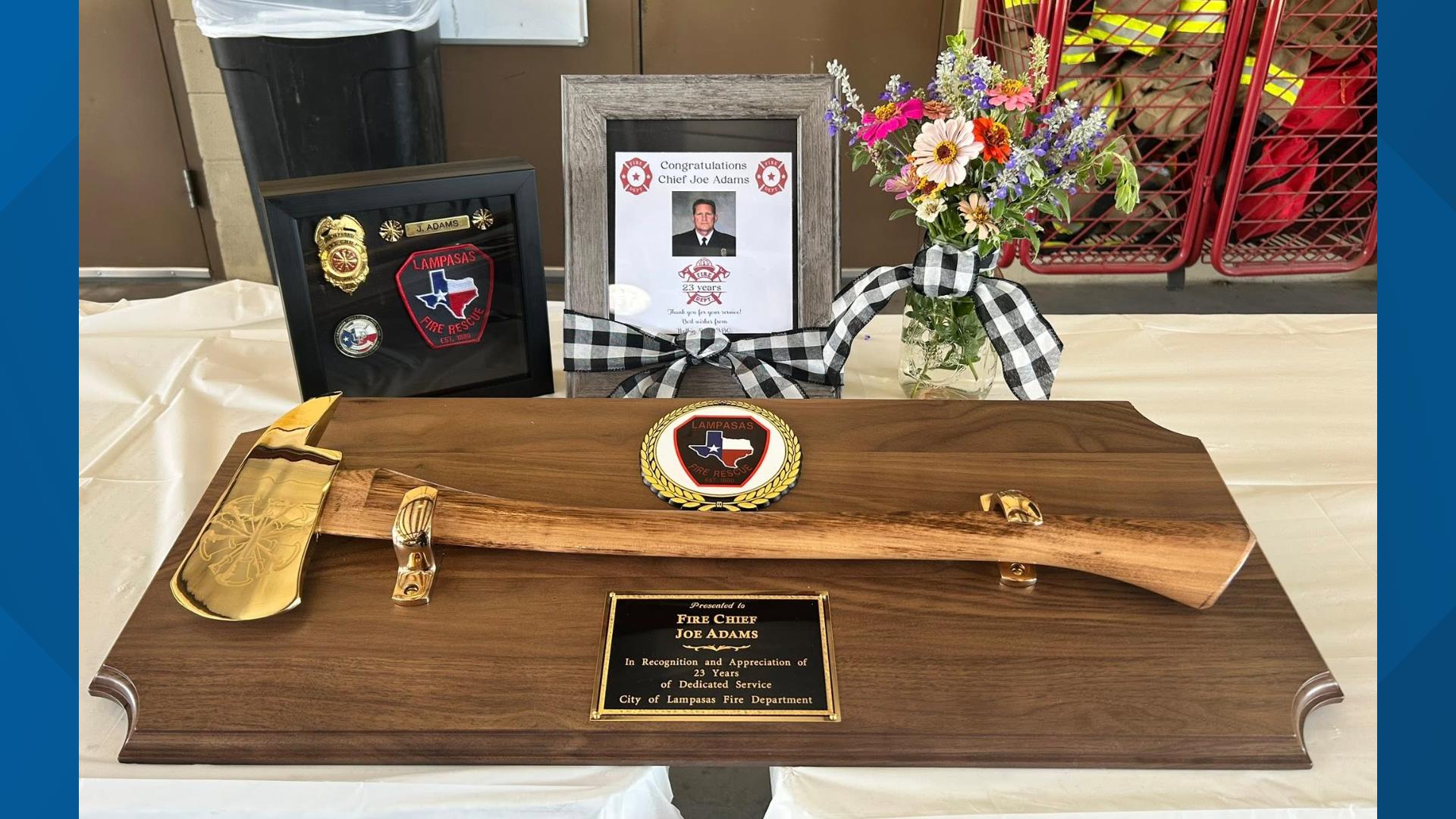 Lampasas Fire Chief Joe Adams retiring | kcentv.com