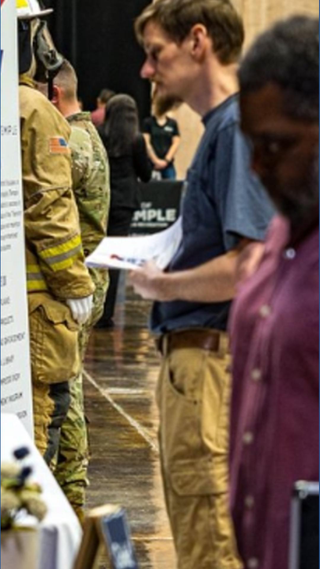 Temple job fair gives attendees chance to speak directly with employers ...