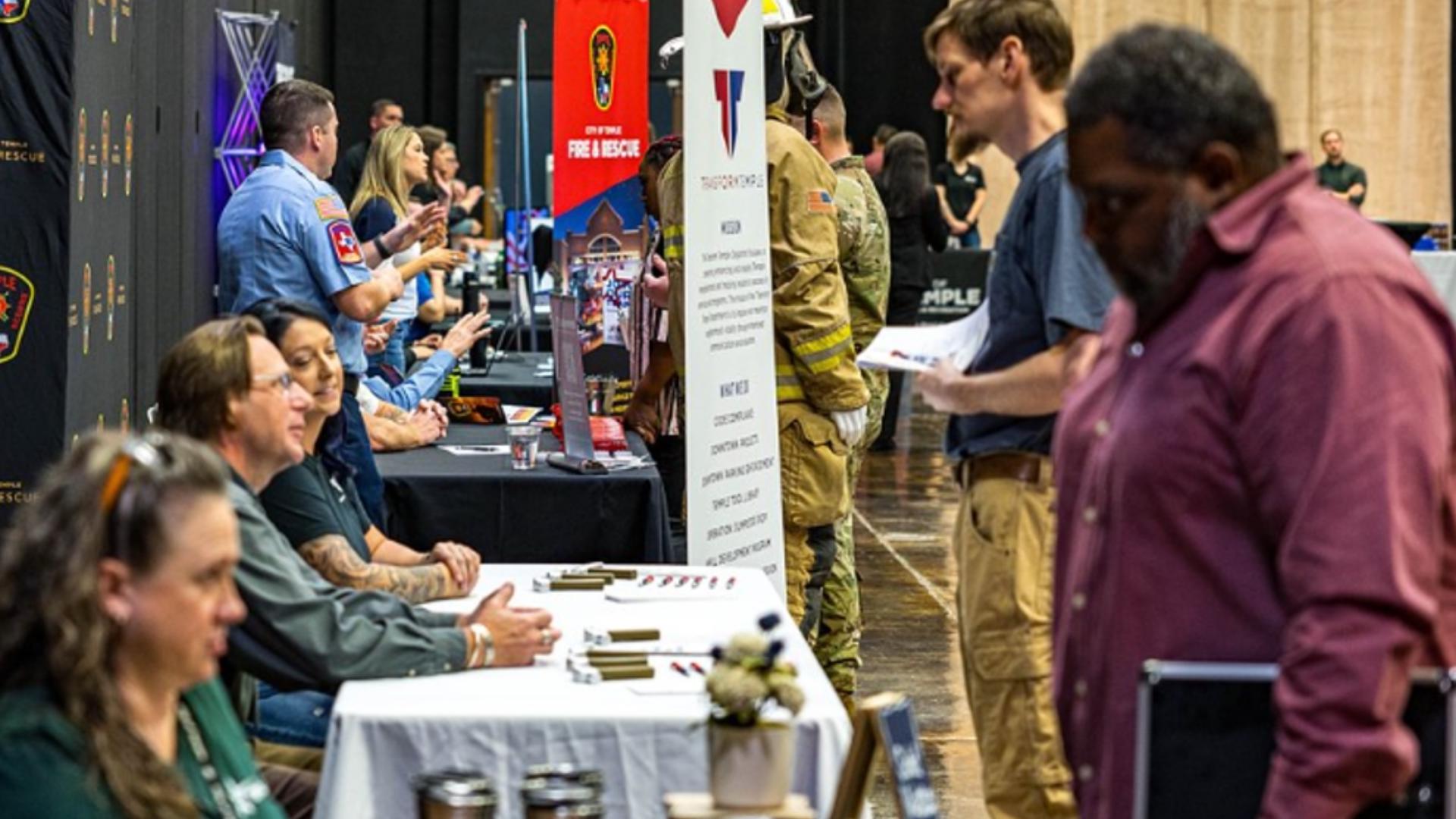 Temple job fair gives attendees chance to speak directly with employers ...