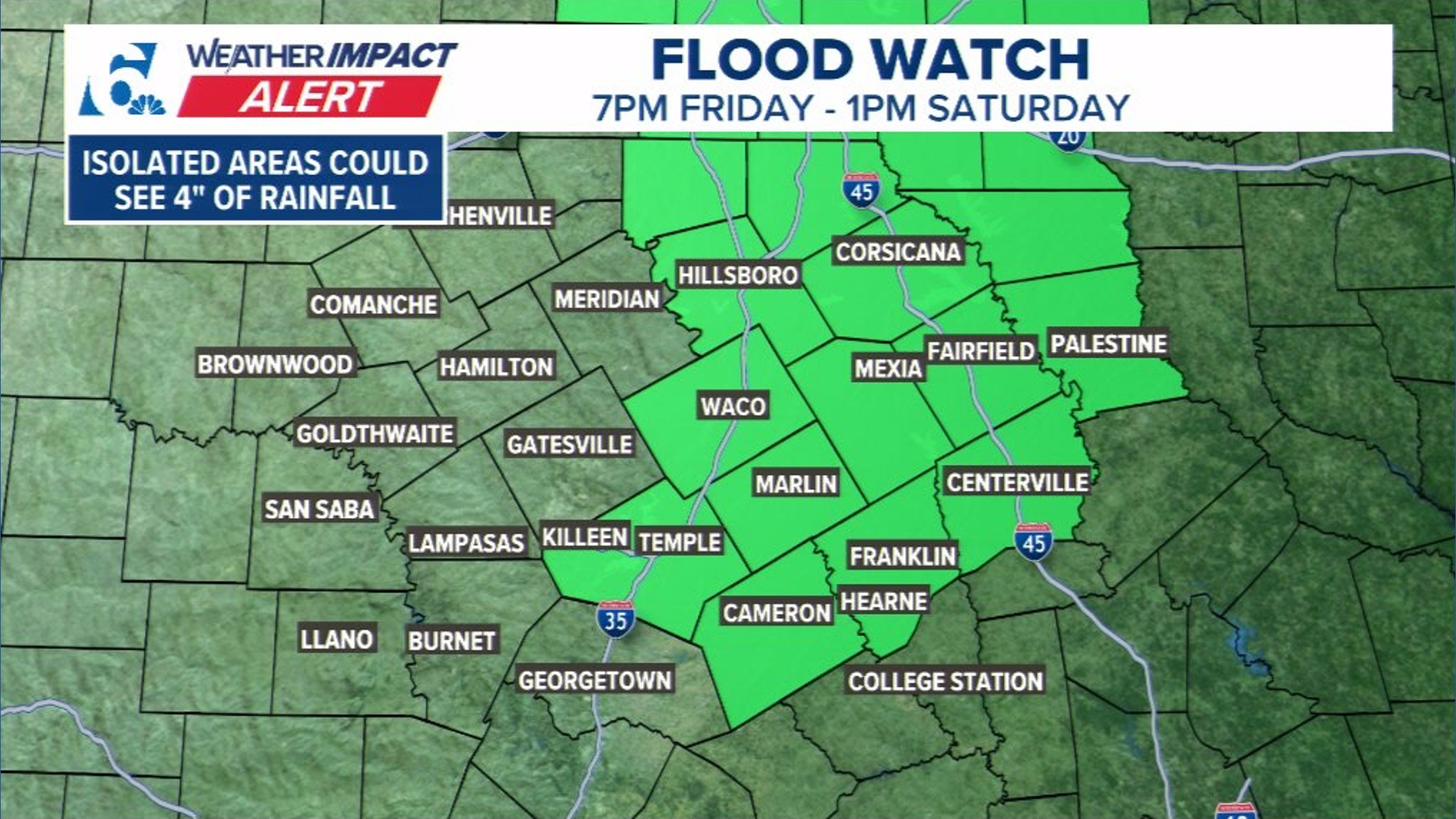 10-Day Weather Forecast | Waco, Texas | kcentv.com