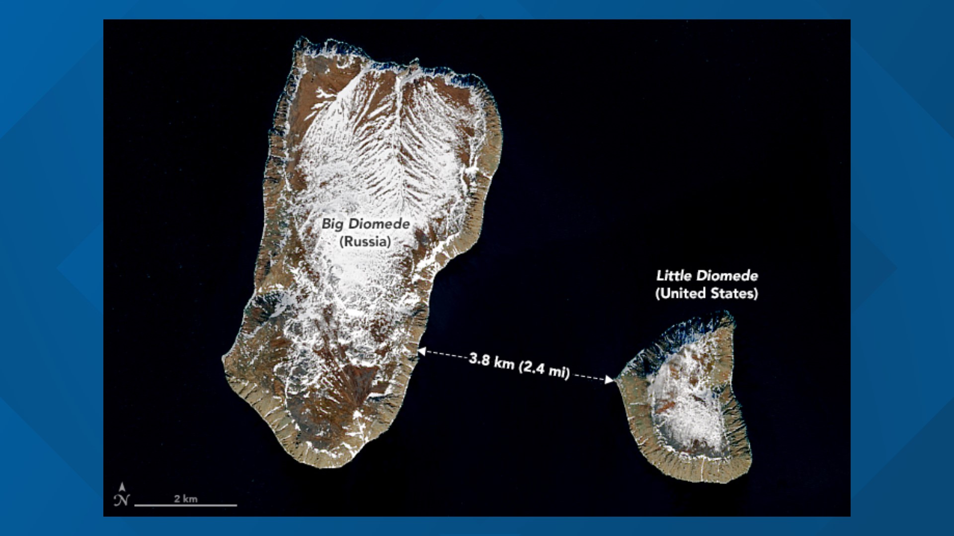 How far is Russia from the United States | kcentv.com