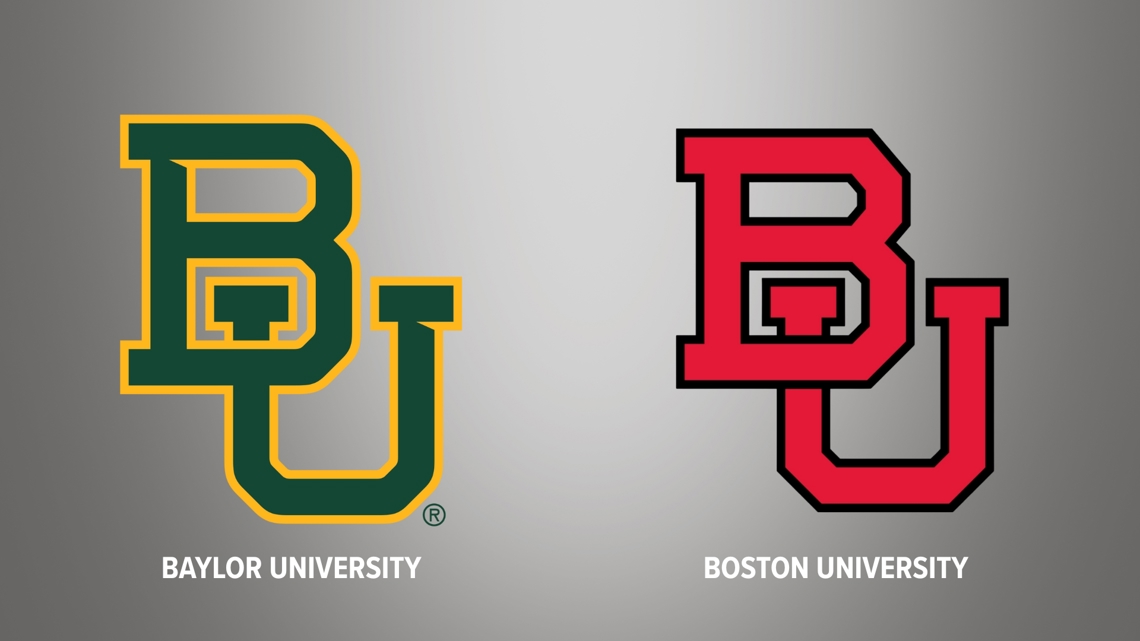Baylor sues Boston University over strikingly similar interlocking "BU ...