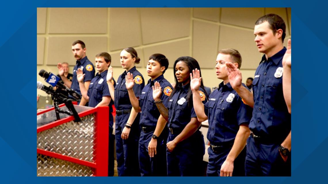 Waco Fire Department welcomes 10 new firefighters | kcentv.com