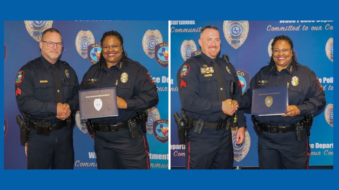 Waco Police Department announces promotion of two Sergeants | kcentv.com