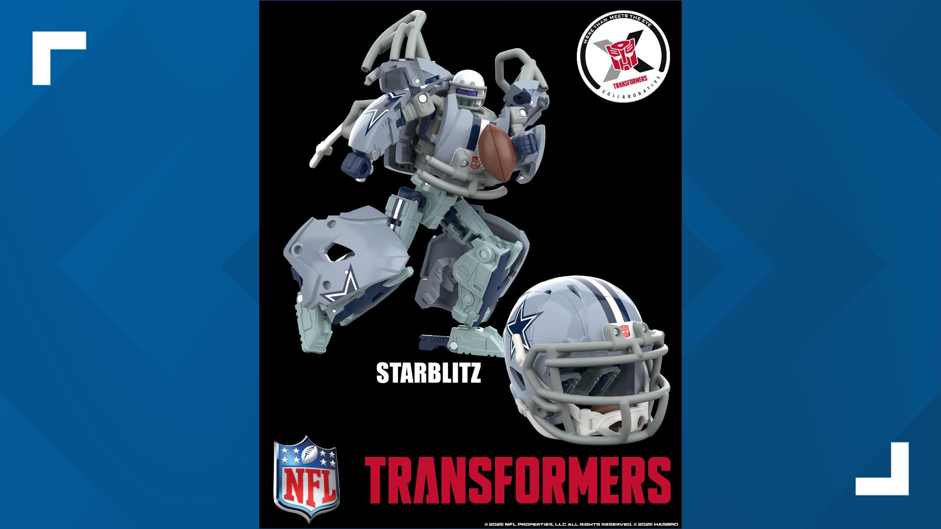 NFL and Transformers team up for new line of NFL Transformers action ...