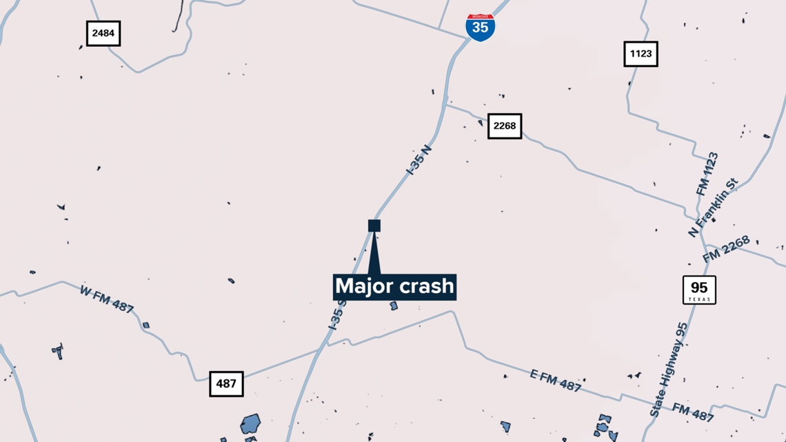 I-35 shut down near Salado due to crash | kcentv.com