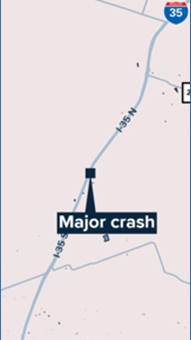 I-35 shut down near Salado due to crash | kcentv.com