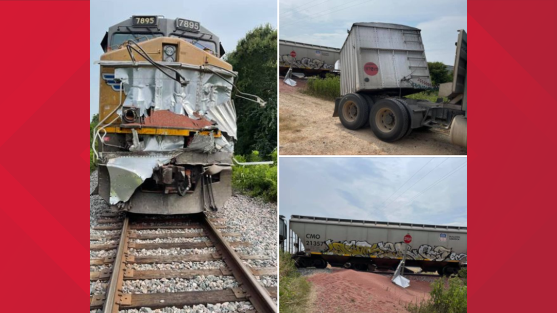 Train vs. truck accident in Falls County, no injuries | kcentv.com