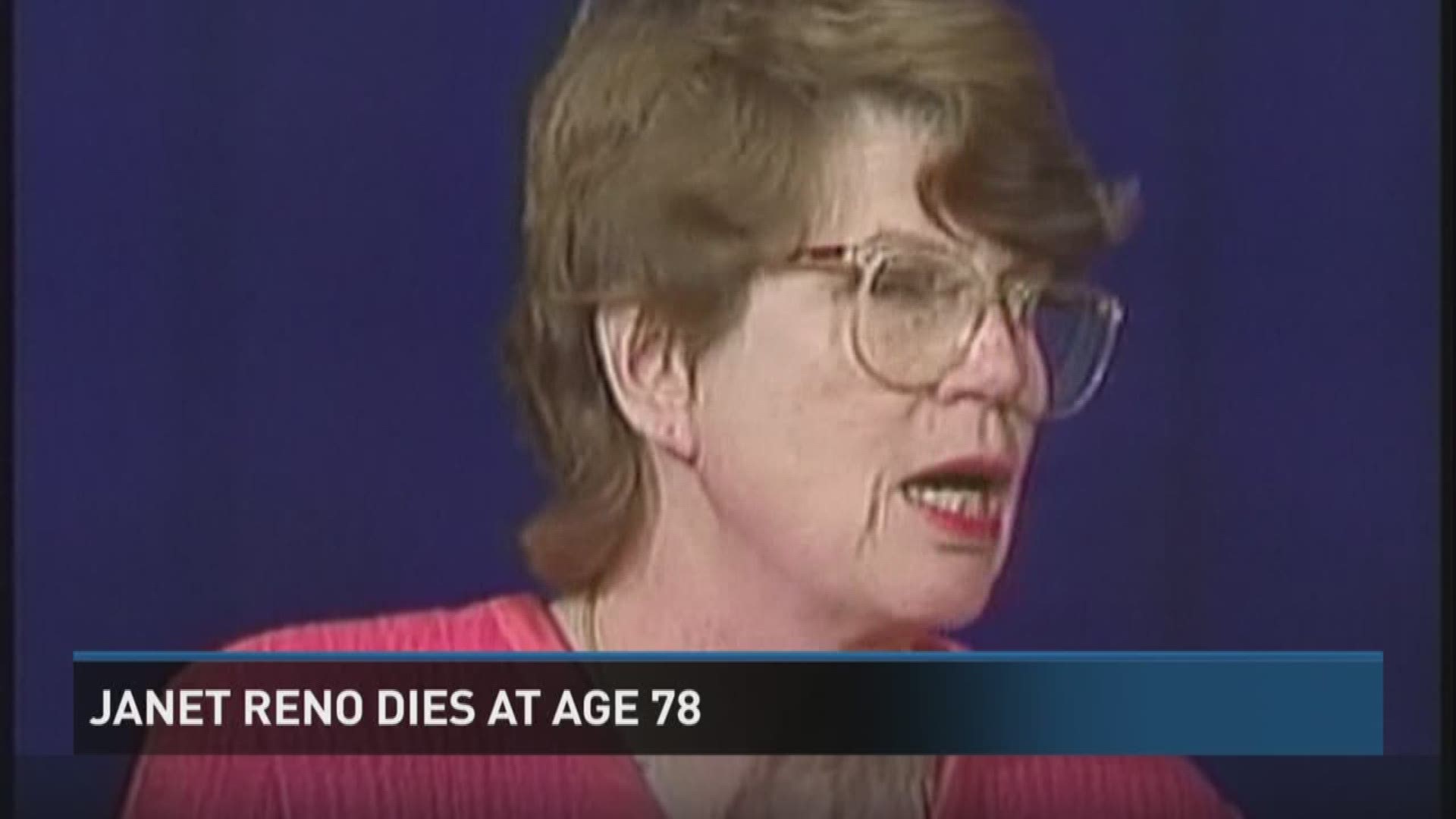 Janet Reno, first female U.S. attorney general, dies at 78 | kcentv.com