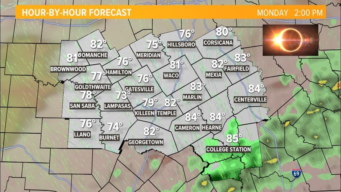 ECLIPSE FORECAST | What to Expect in Central Texas | kcentv.com