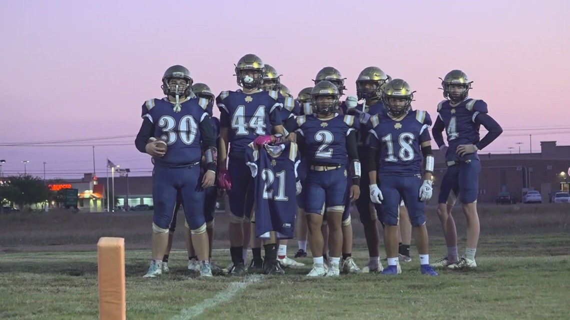 Holy Trinity High School football player in a coma recognized as ...