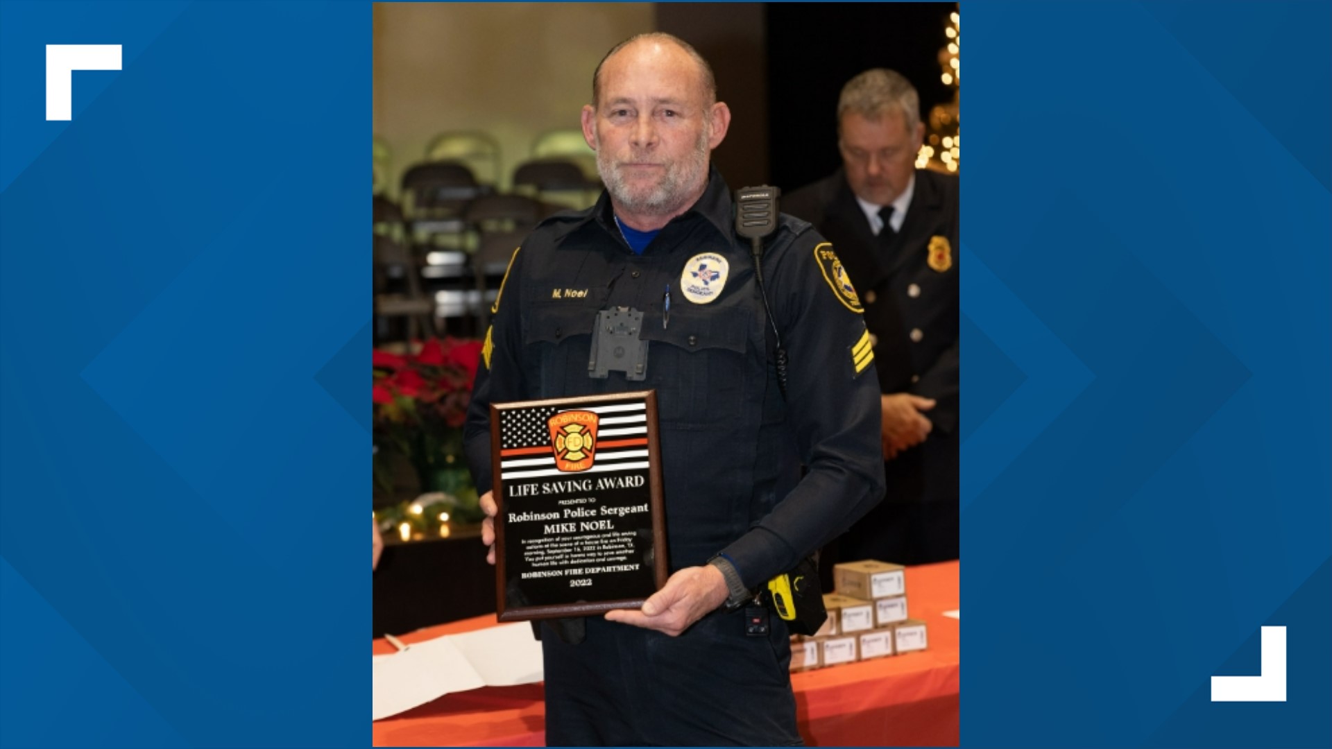 Robinson PD honor sergeant with Life-Saving Award | kcentv.com