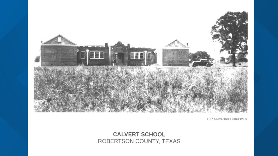 Texas Historical Commission honors Calvert Colored High School | kcentv.com
