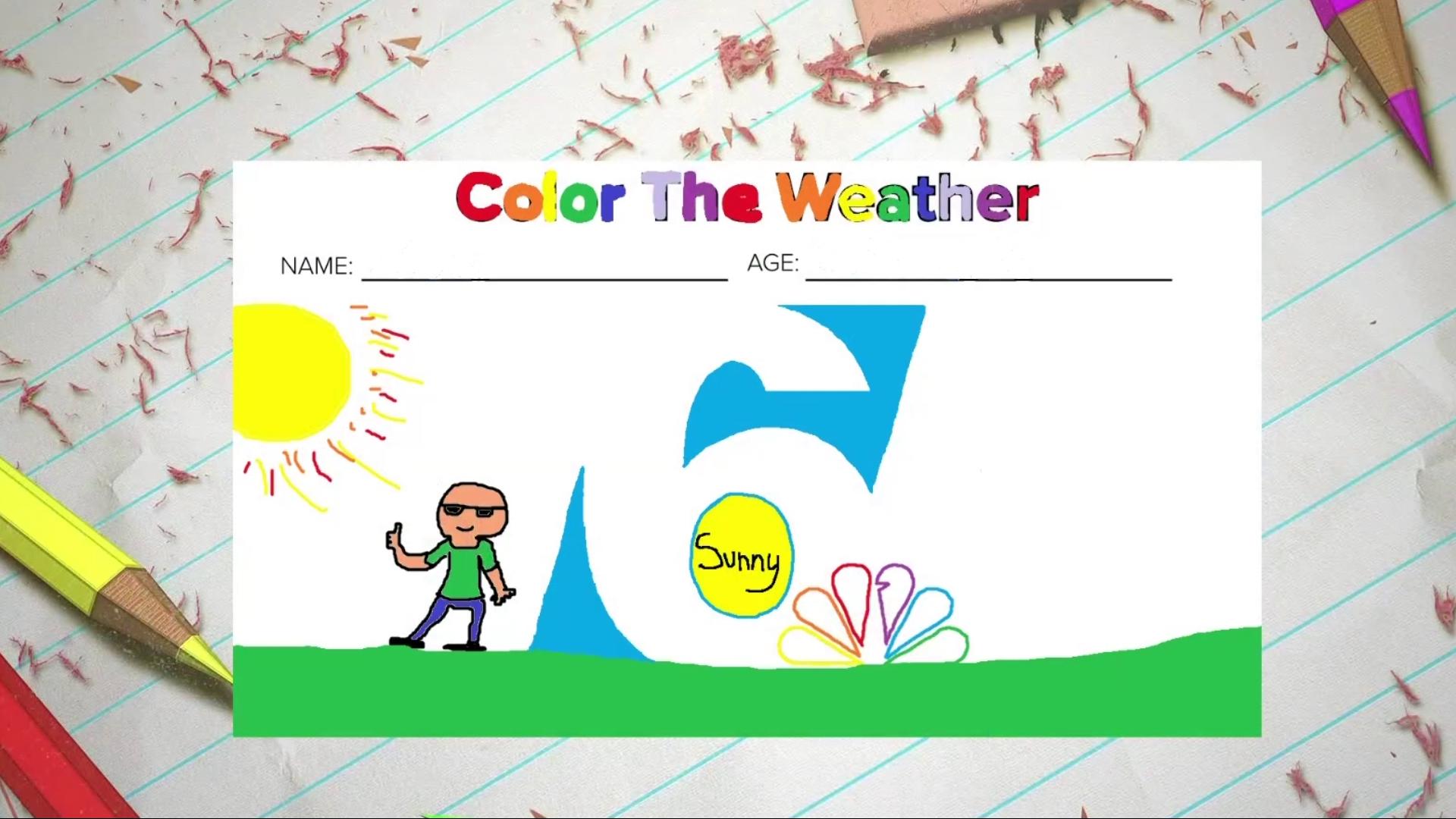 Color The Weather: How to download our template to be featured on 6 ...