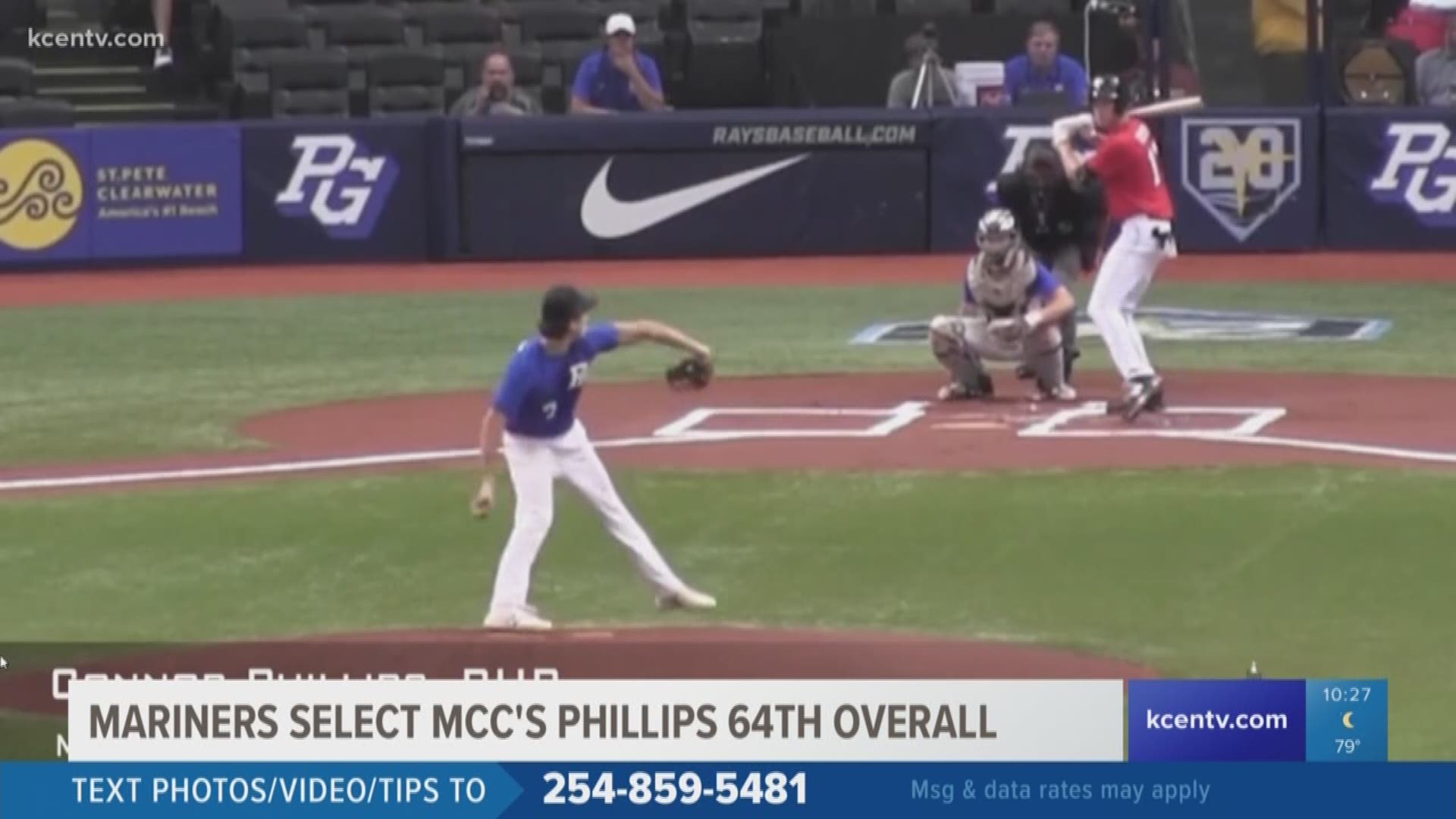 Connor Phillips fulfills lifelong dream of getting drafted | kcentv.com