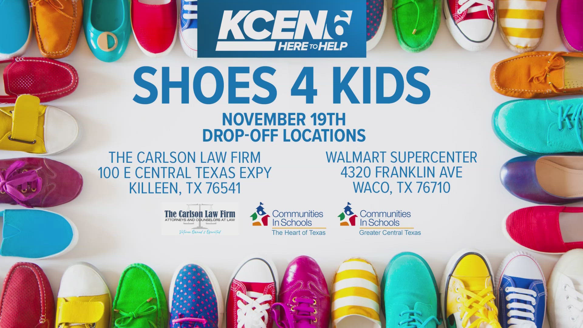 Shoe 4 Kids drive helps Central Texas students walk into the classroom ...
