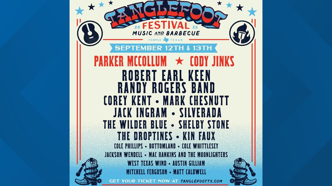 Tanglefoot Festival debuts in Temple with top BBQ and country music ...