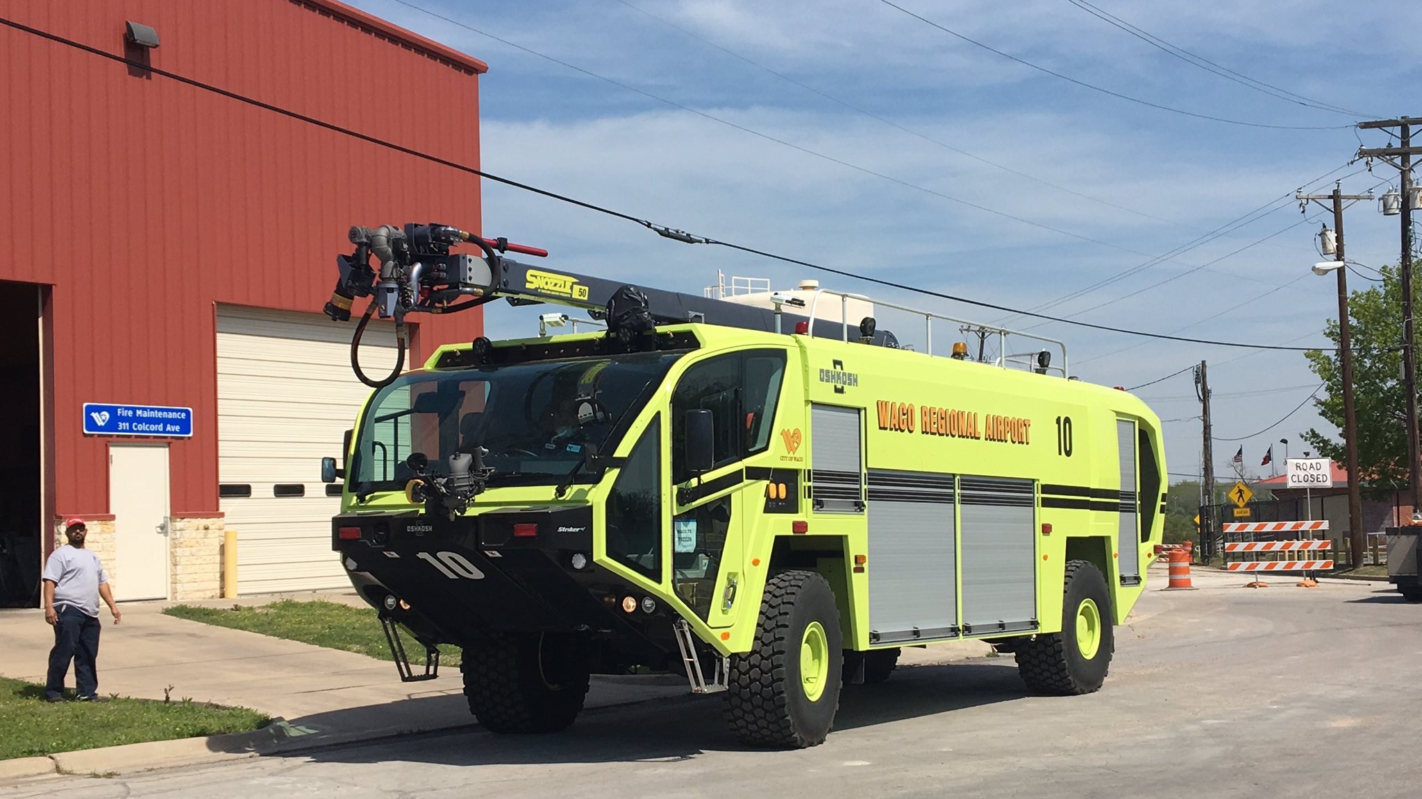 Waco Fire Department gets new ARFF vehicle | kcentv.com