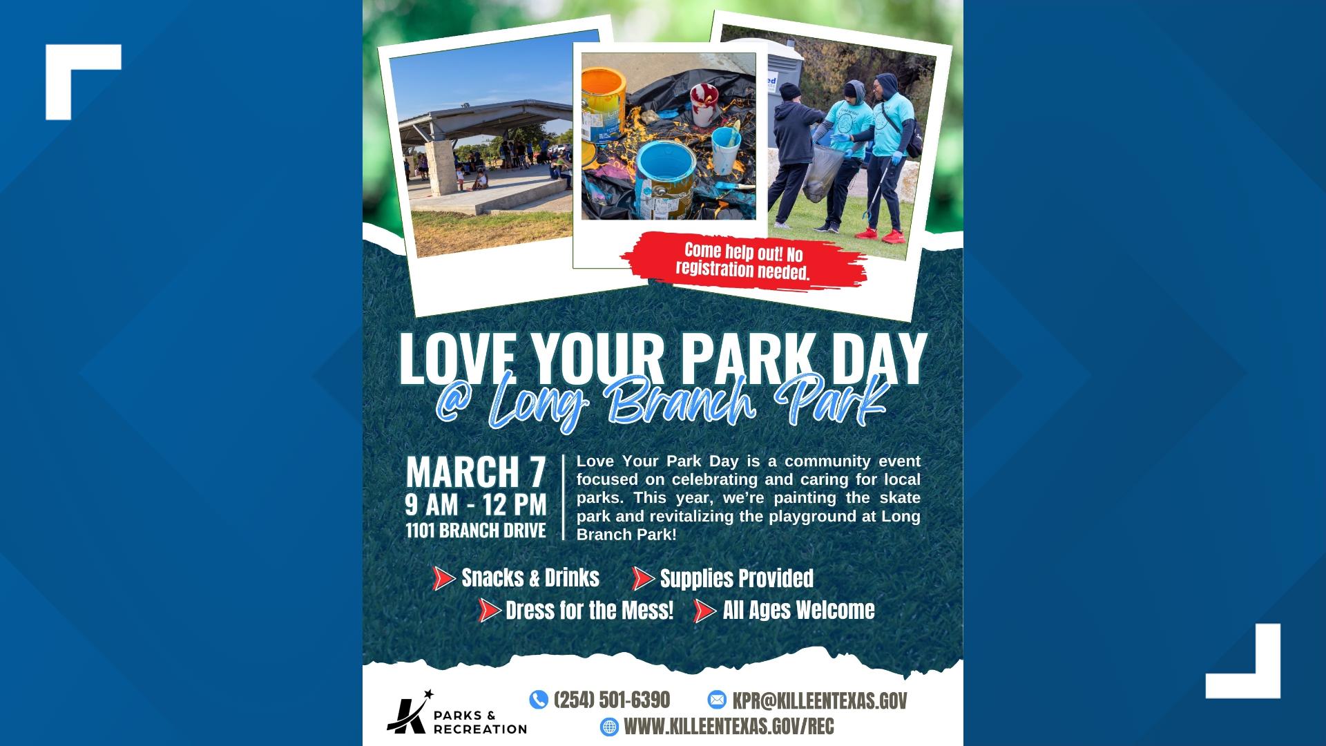 Killeen Parks and Recreation hosting 'Love Your Park Day' event to ...