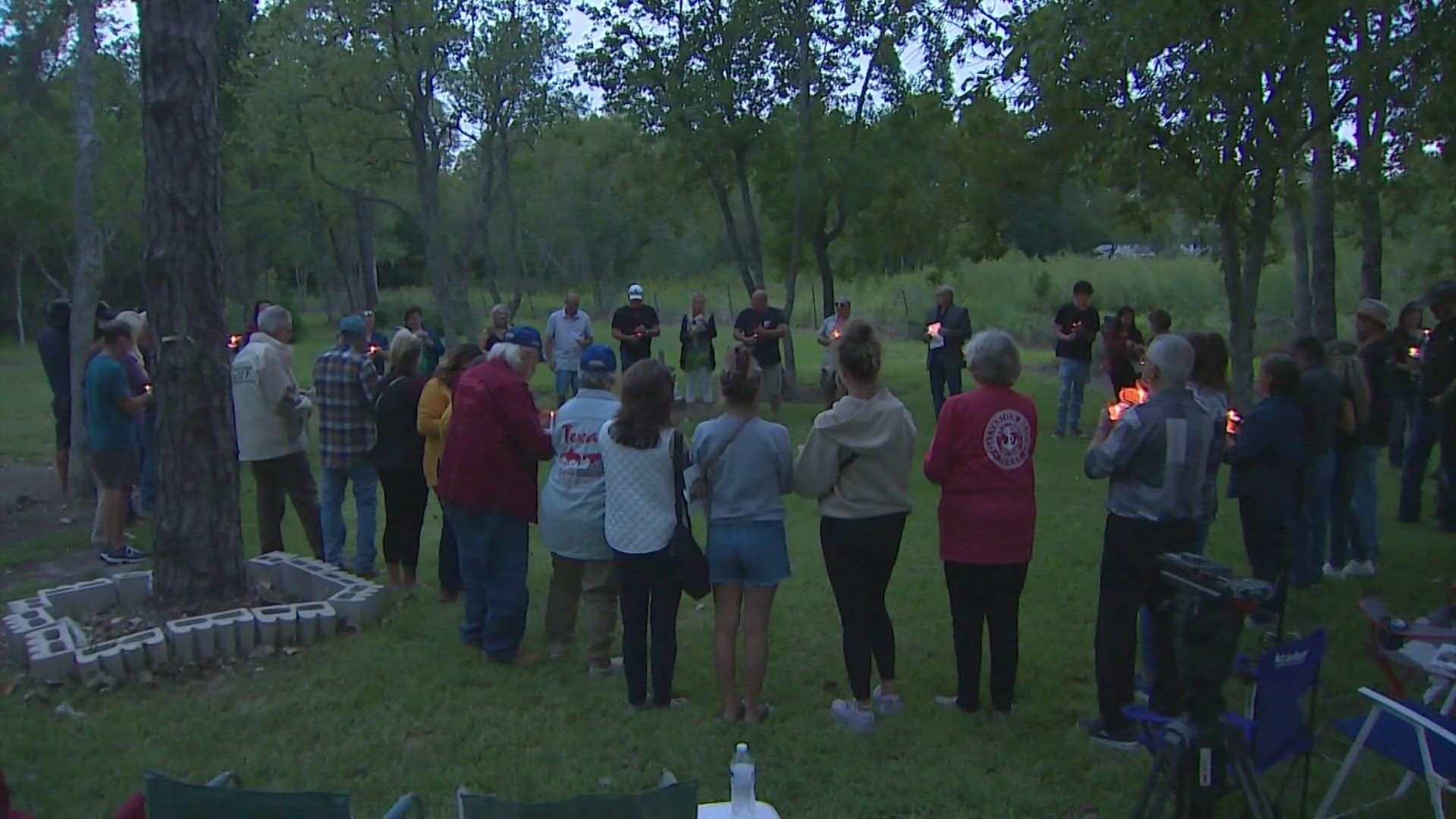 Vigil held at Galveston County killing fields | kcentv.com