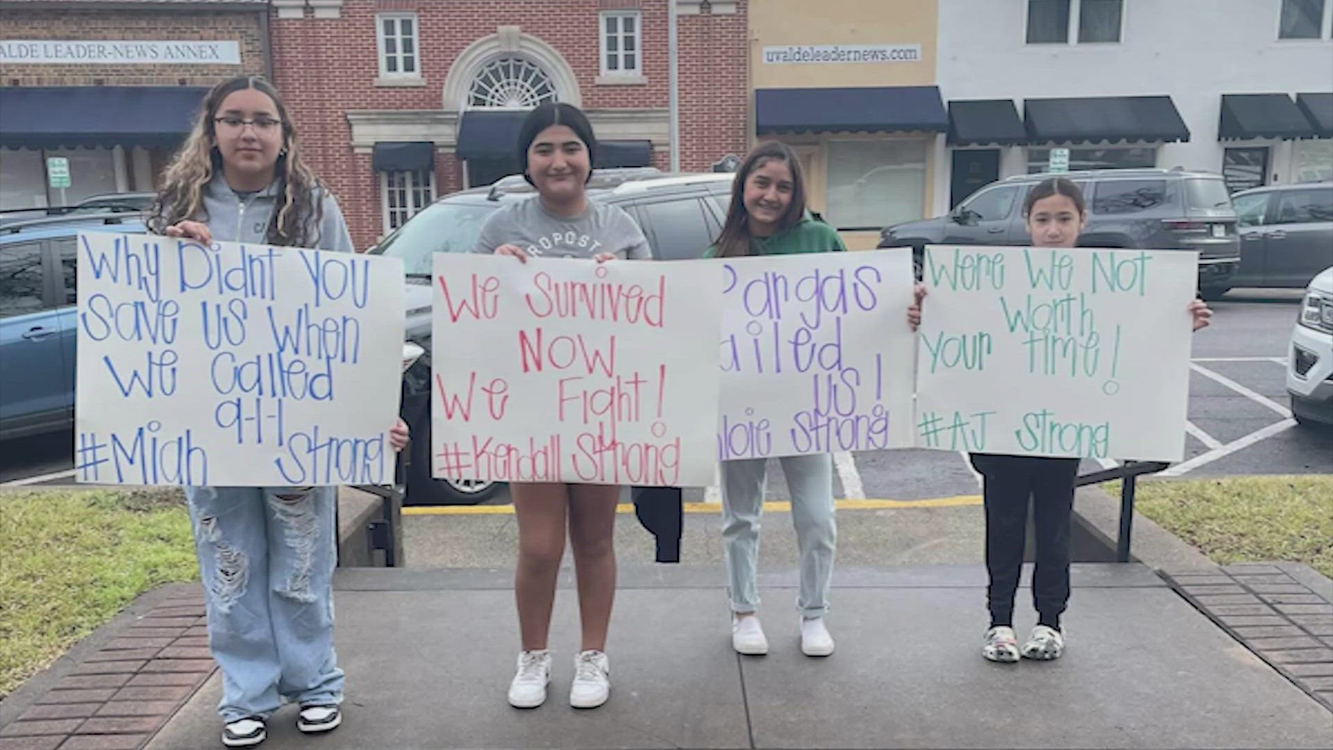 Photos of Uvalde school shooting survivors calling for change | kcentv.com