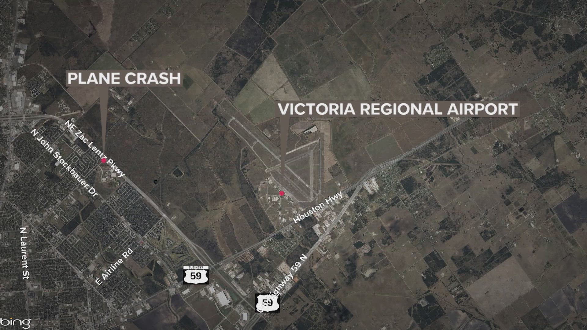 Plane crashes on highway in Victoria, Texas, hitting 3 cars | kcentv.com