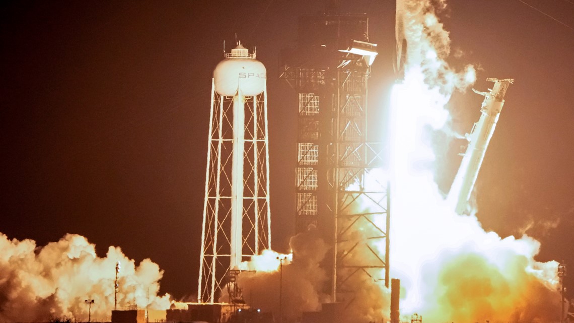 SpaceX Intuitive Machine launches on rocket for the moon | kcentv.com