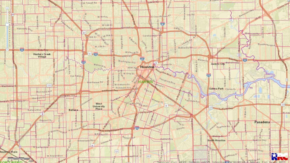 Map that shows Houston pipelines near me | kcentv.com
