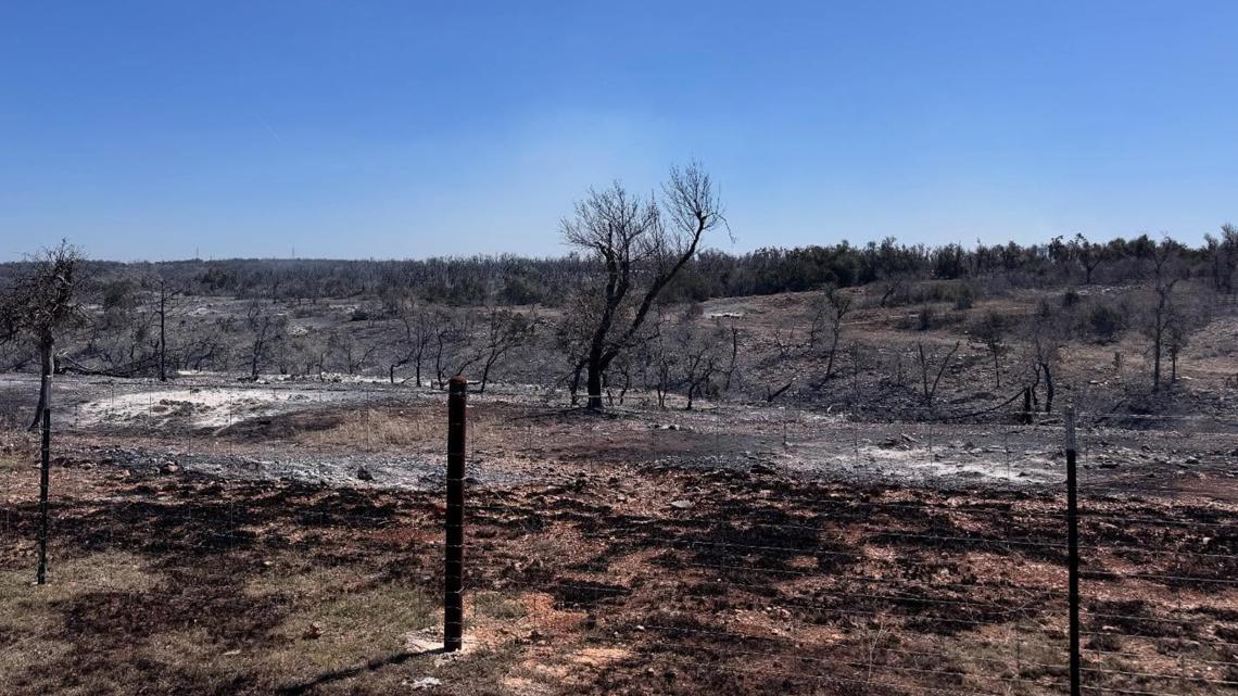 Crews battle massive Crabapple Fire in Gillespie County, Texas | kcentv.com