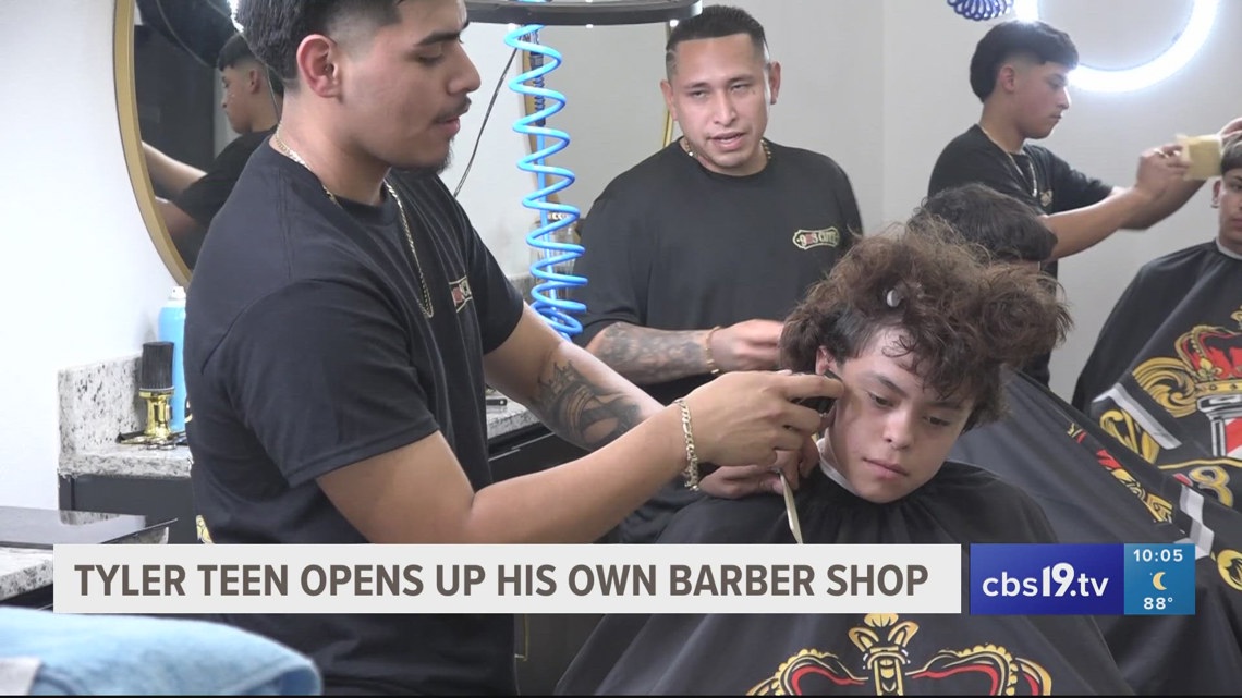 East Texas teen opens own barbershop | kcentv.com