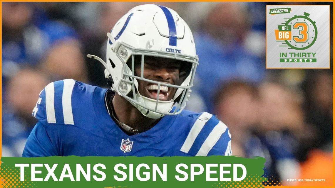 The Texans Take E.J. Speed From The Colts | The Big 3 in 30 NFL ...