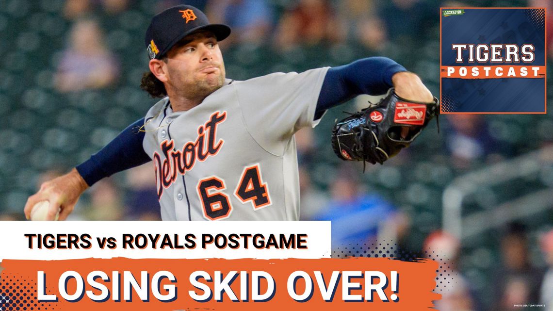 TIGERS POSTCAST: BOUNCE BACK! Detroit Tigers BEAT Kansas City Royals ...