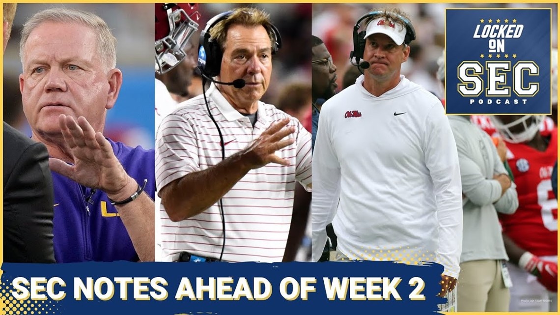 Brian Kelly Backtracks FSU Comment, Saban Talks Texas Matchup, SEC ...