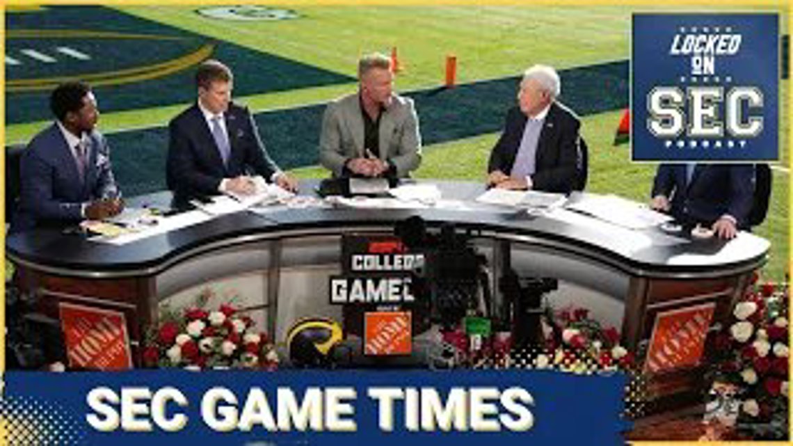 Notable SEC Game Times for Week 1, College Gameday Headed to the SEC ...