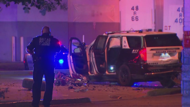 Dallas, Texas police officers injured in crash | kcentv.com