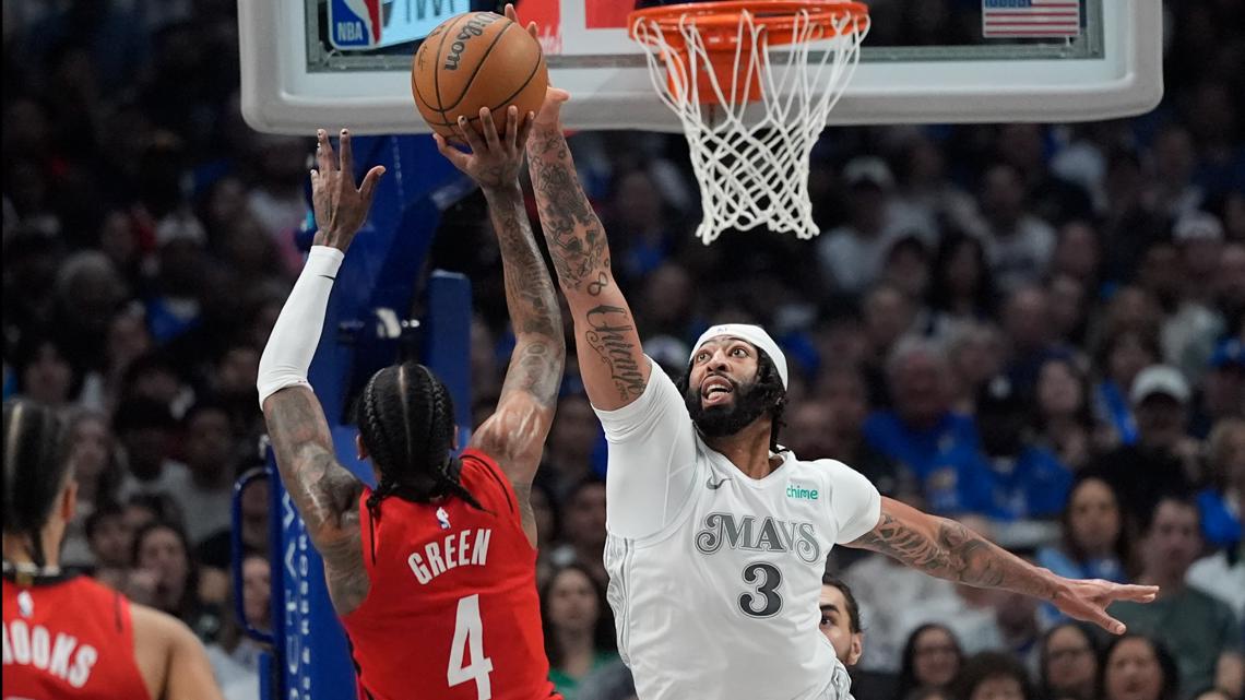 Mavericks set franchise record with 18 blocks in win over Rockets ...