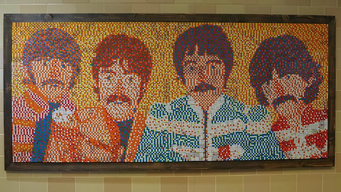 Fairgrounds unveils mural honoring Beatles' 1964 Indy concert | kcentv.com