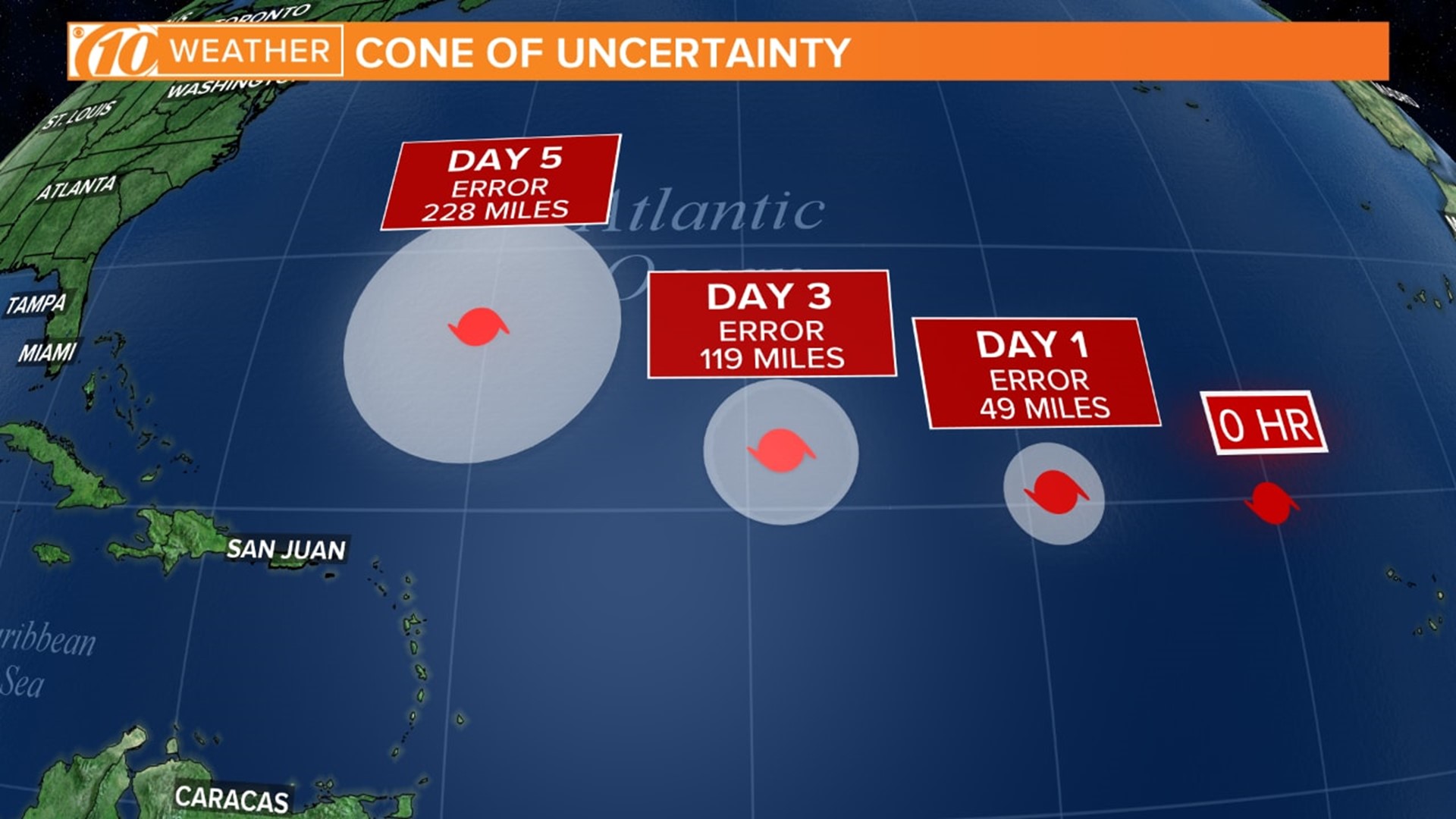 National Hurricane Center's 'cone of uncertainty' to shrink as ...